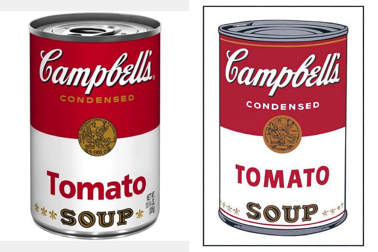 When was Campbell's condensed soup invented?