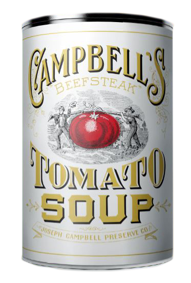 When was the first soup can made?