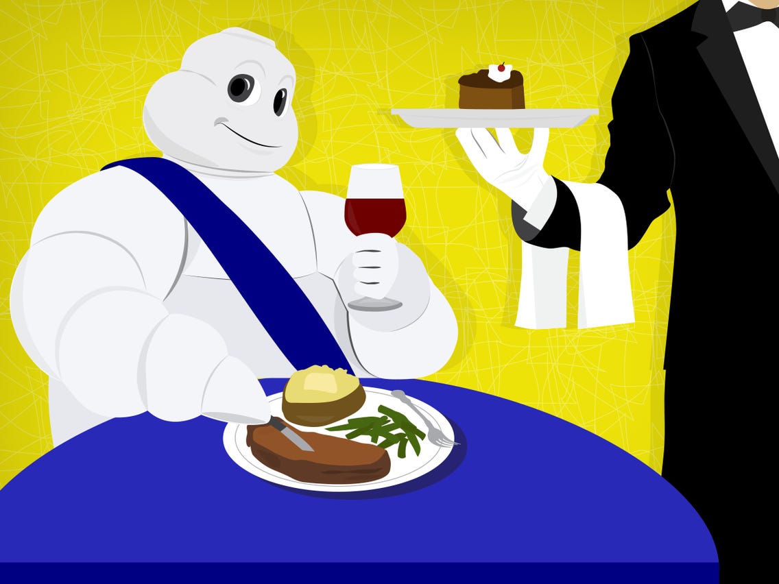 When was the Michelin star created?