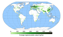 Where are potatoes originally from?