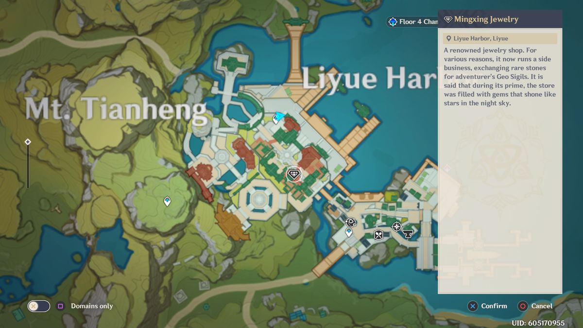 Where can I buy items in liyue Harbor?