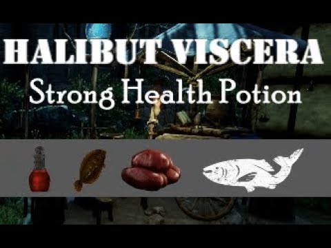 Where can I find halibut viscera?