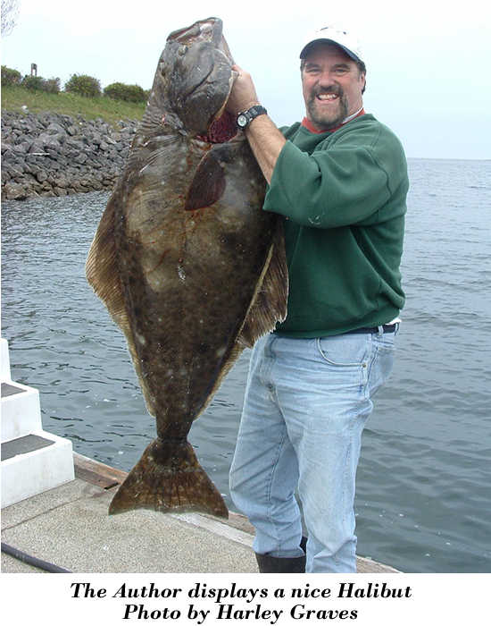 Where can you catch halibut?