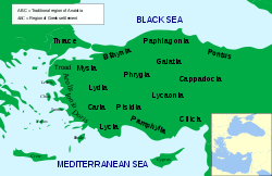 Where did the Dorians settle in Anatolia?