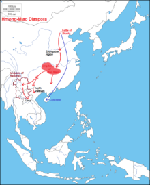 Where did the Hmong migrate from?