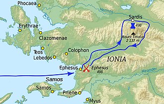 Where did the Ionians settle?