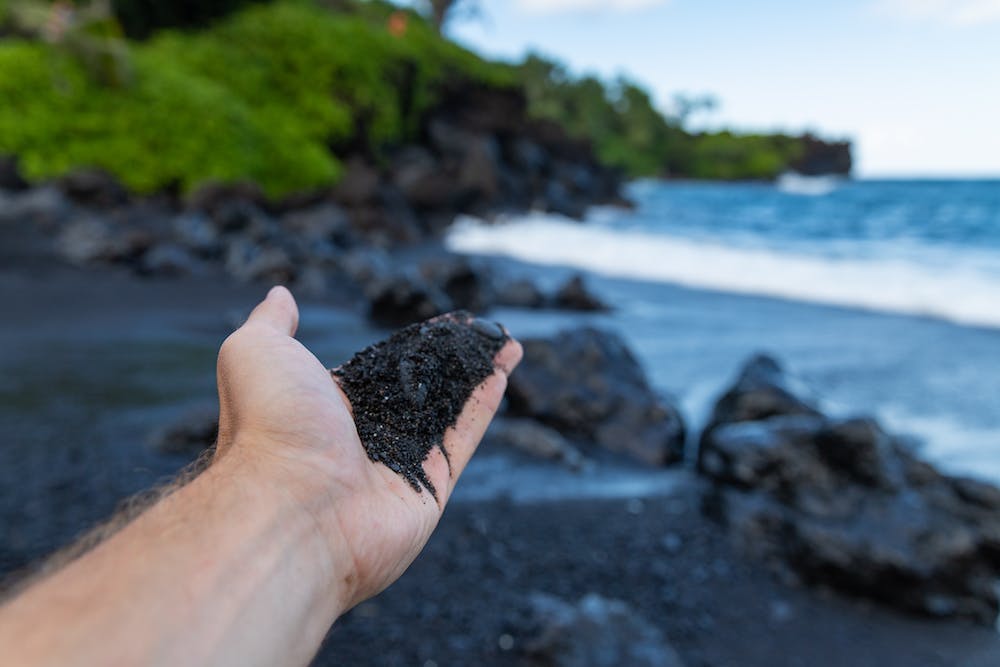 Where do sand beaches come from?