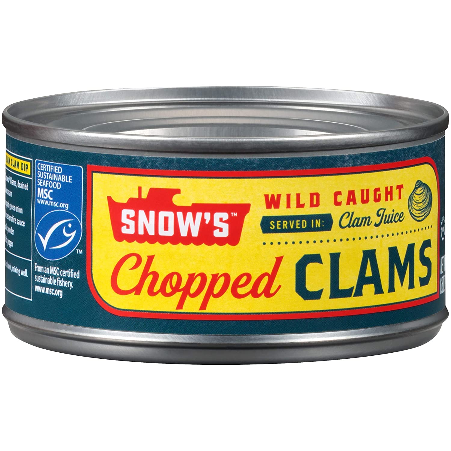 Where do Snow's chopped clams come from?