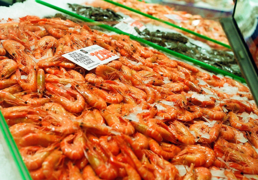 Where do supermarket prawns come from?