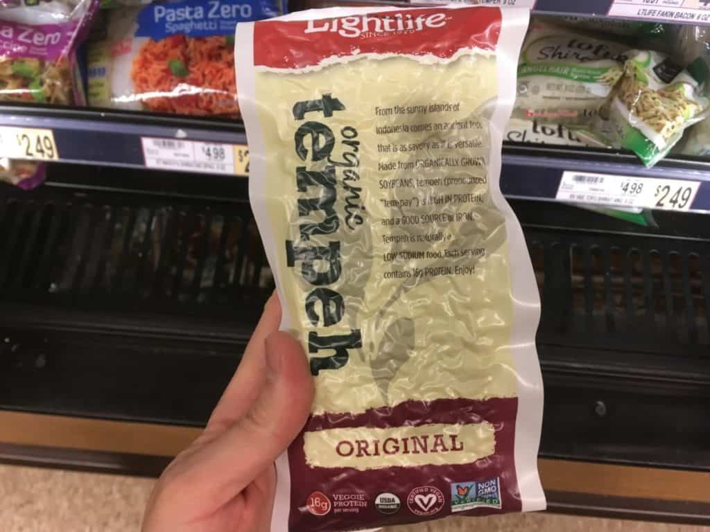 Where do you find tempeh in a grocery store?