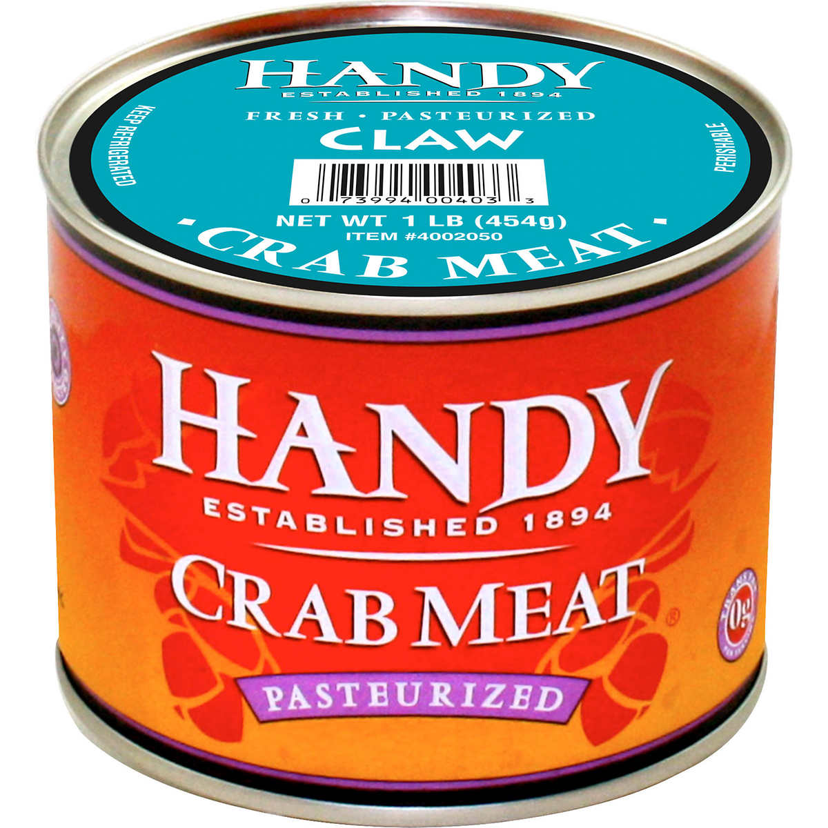 Where does Handy crab meat come from?