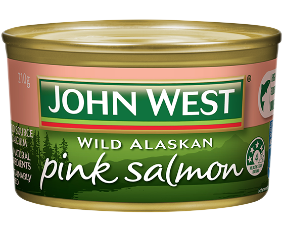 Where does John West tinned salmon come from?