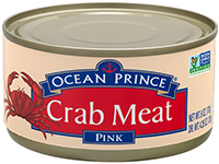 Where does Pink crab meat come from?