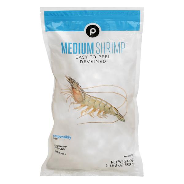 Where does Publix frozen shrimp come from?