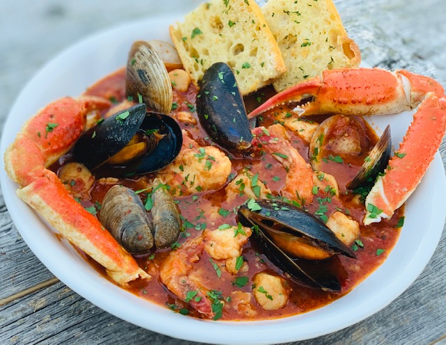 Where does seafood stew come from?