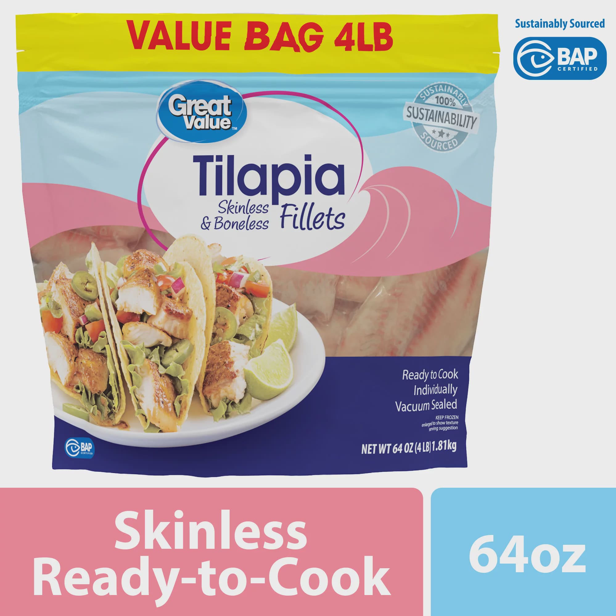 Where does Walmart tilapia come from?