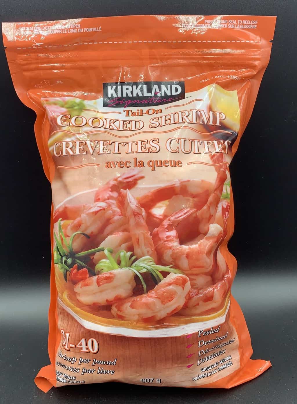 Where is Costco's shrimp from?