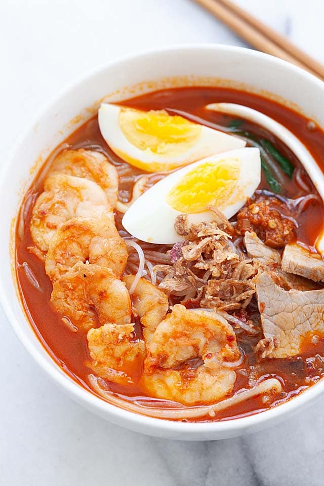 Where is prawn mee from?
