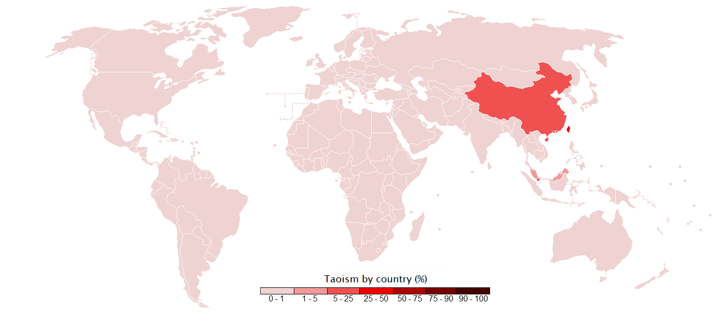 Where is Taoism most influential?