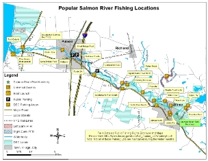 Where is the best place to fish the Salmon River?