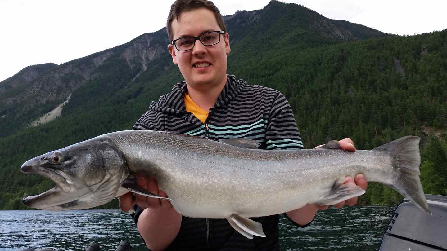 Where is the biggest trout in BC?