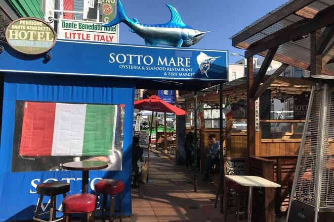 Where to eat Sotto Mare in San Francisco?