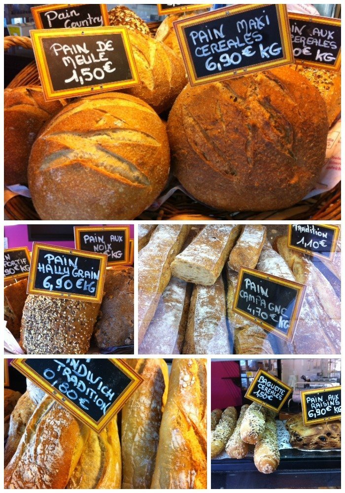 Which bread is served at every meal in France?