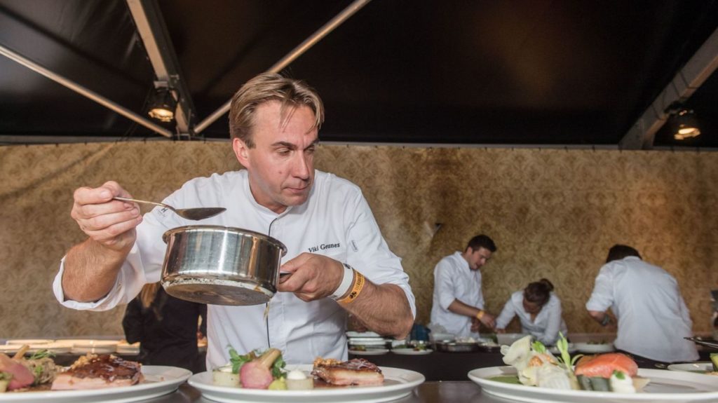 Which chef is the only one in Belgium to currently have 3 Michelin stars?