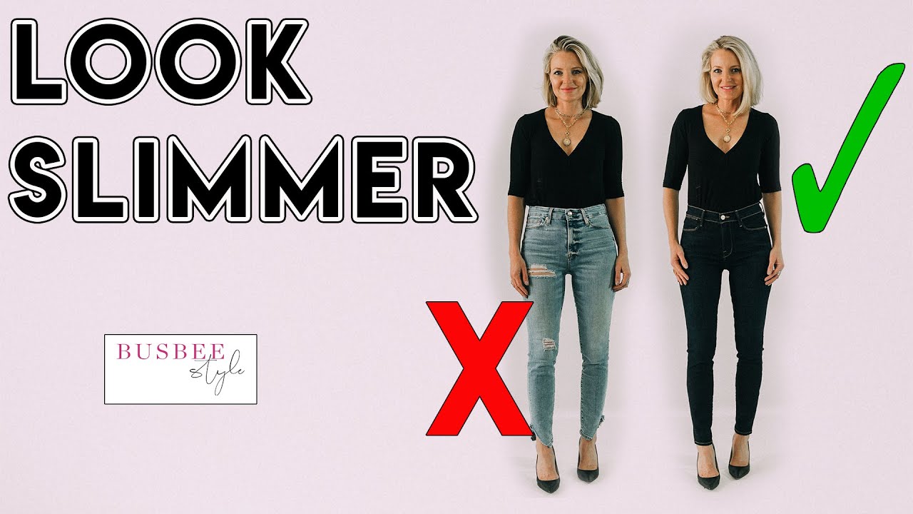 Which clothes make you look slimmer?