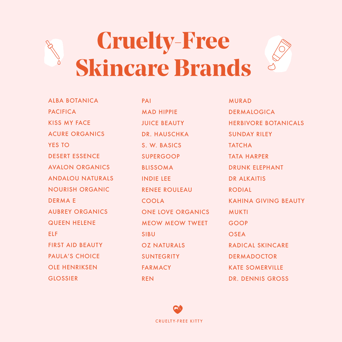 Which cosmetic brand is cruelty-free?