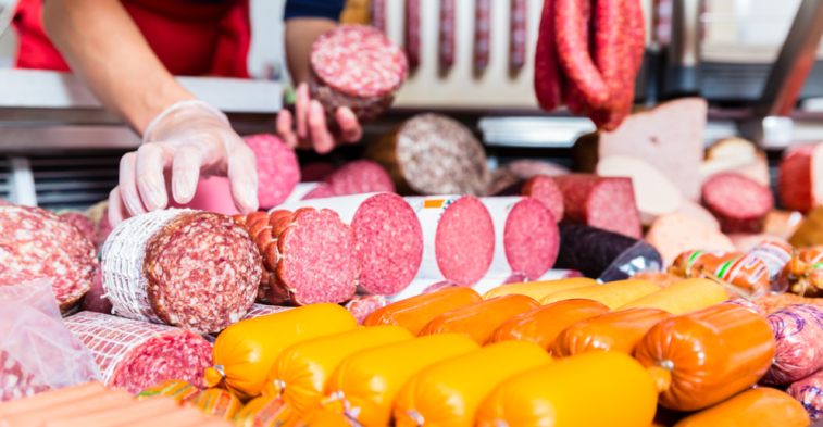 Which country eats most sausage?