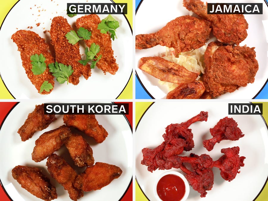 Which country eats the most fried chicken?