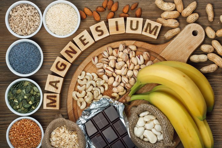 Which food is a good source of both calcium and magnesium?