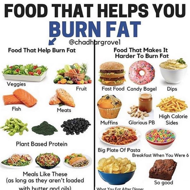 Which foods burn the most fat?