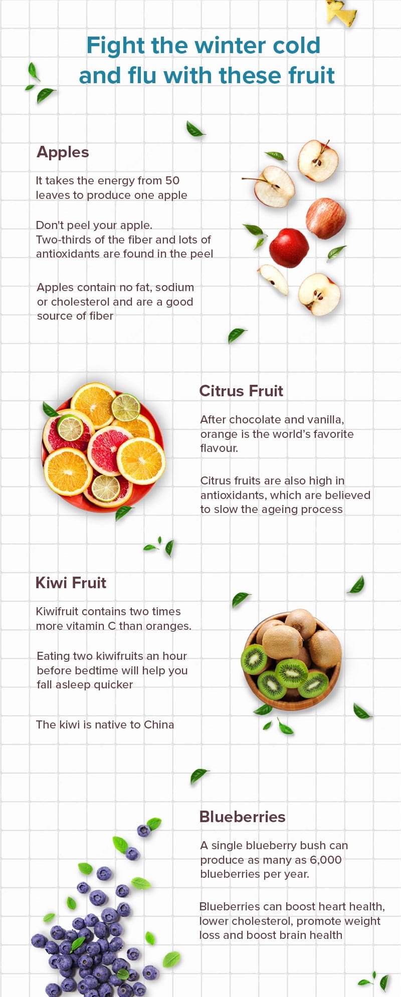 Which fruit is good for cold weather?
