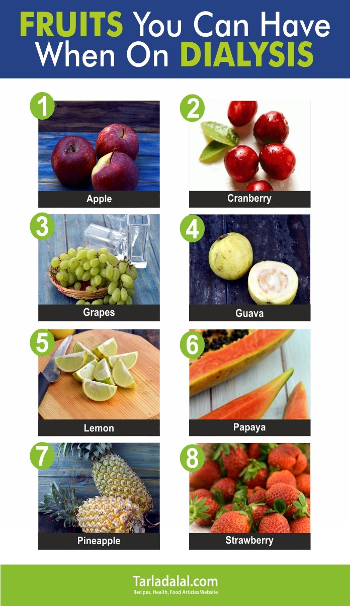 Which fruit is good for dialysis patients?