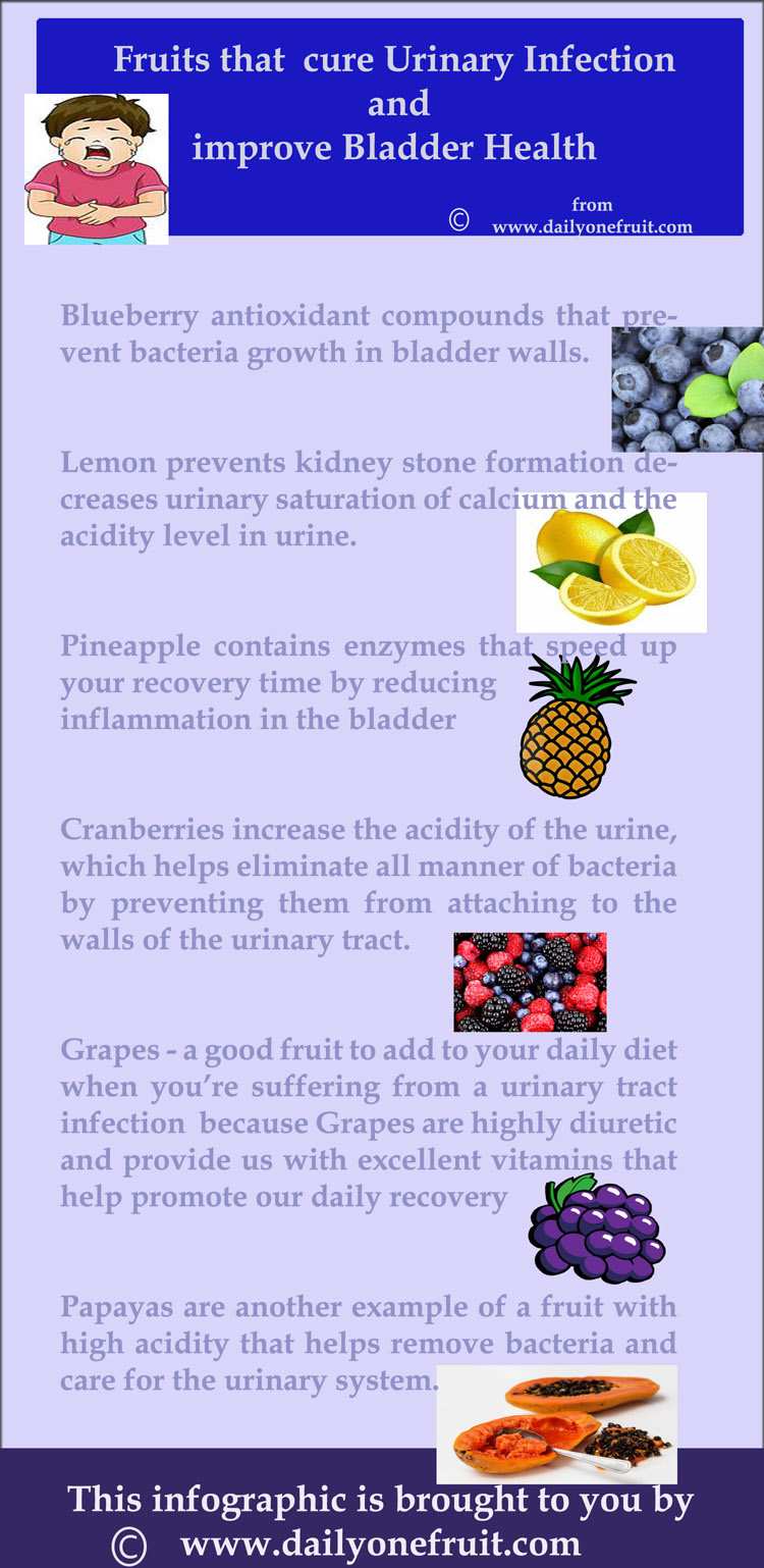 Which fruit is good for urine infection?