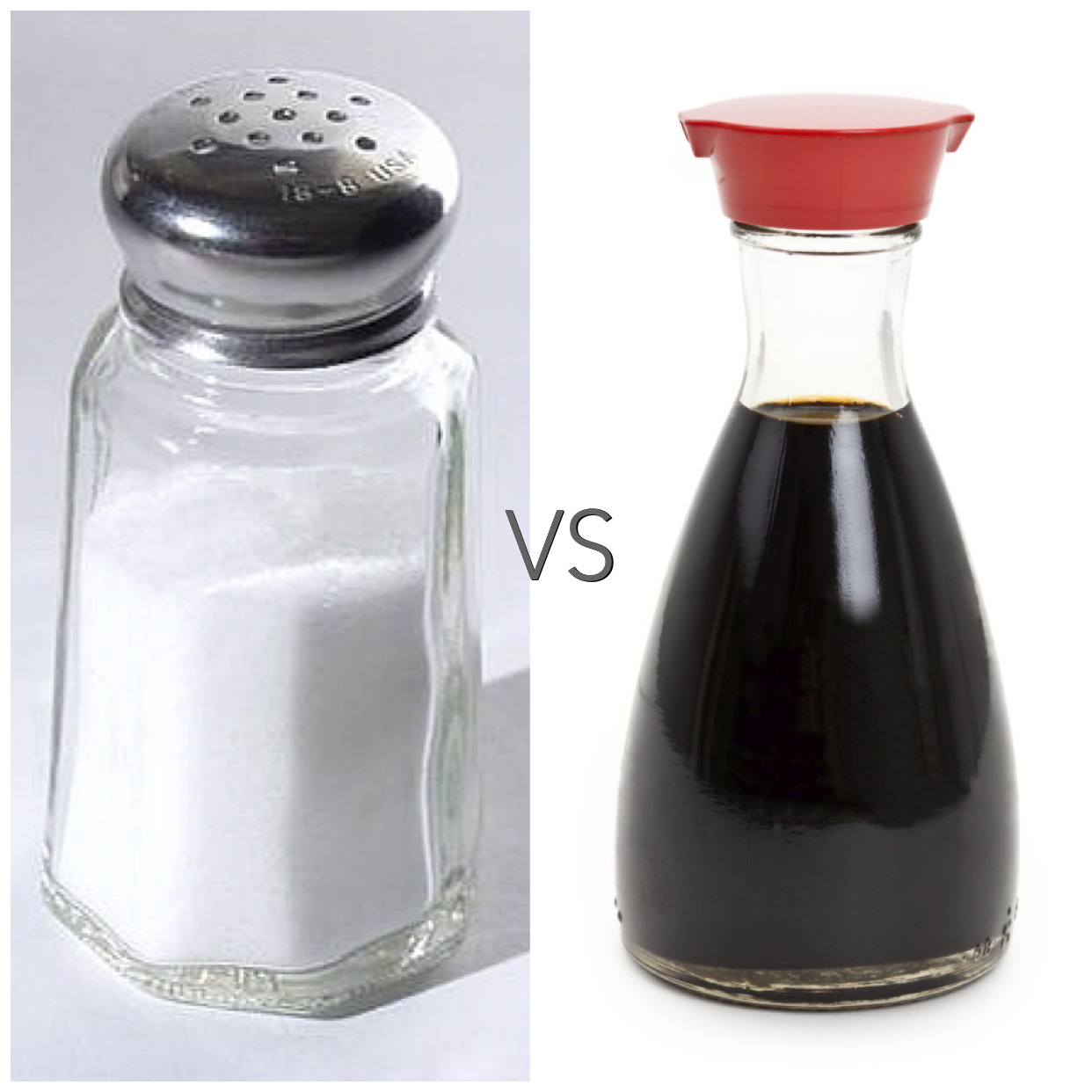 Which has more sodium salt or soy sauce?
