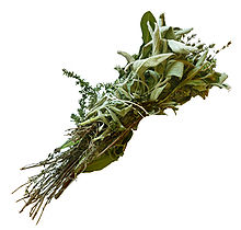 Which is a bundle of herbs tied together and used in cooking?