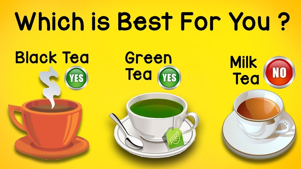 Which is better milk tea or tea?