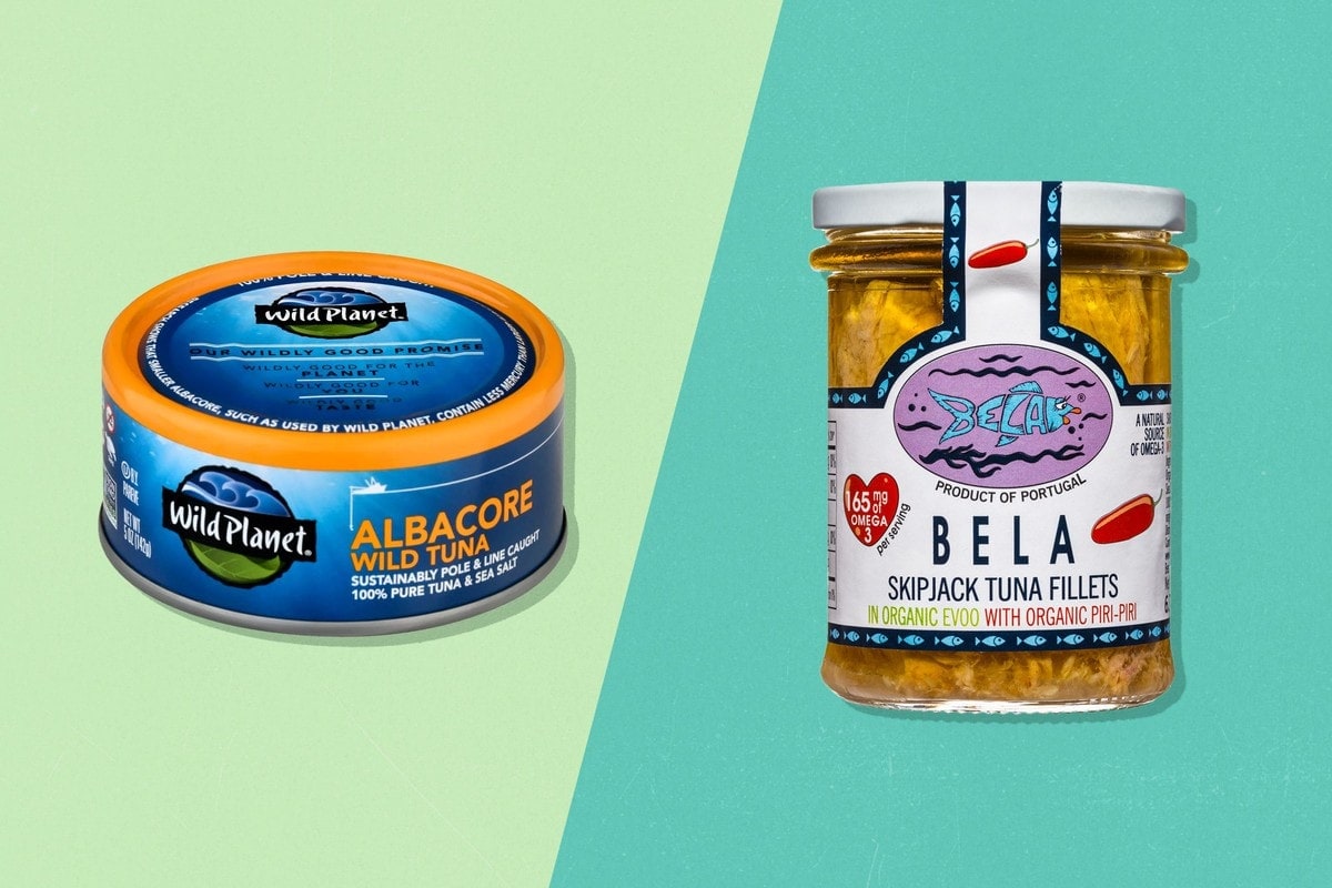 Which is healthier canned tuna in oil or water?