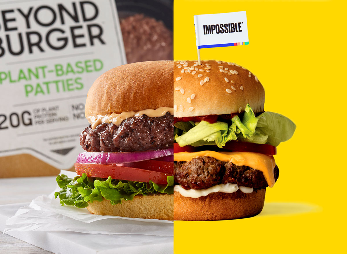 Which is healthier impossible burger or veggie burger?