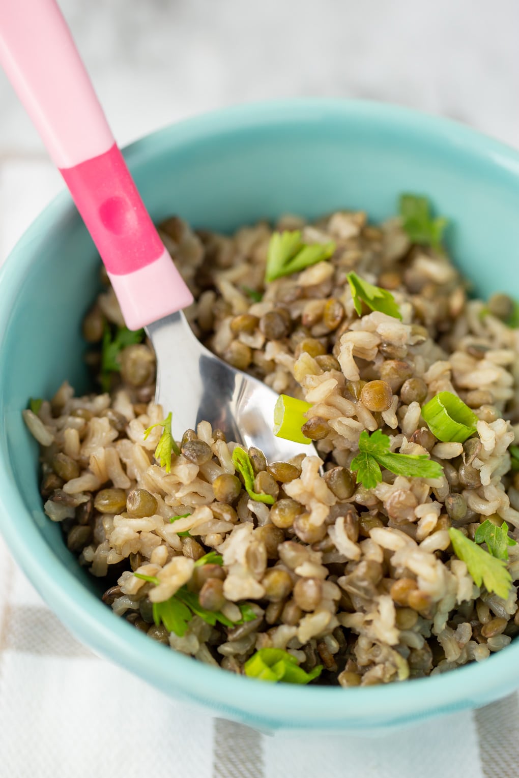 Which is healthier rice or lentils?