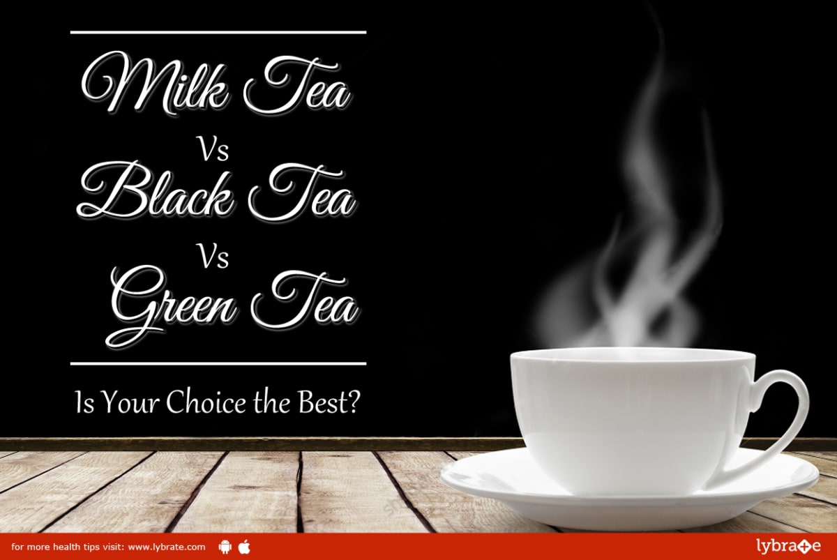 Which is more harmful black tea or milk tea?
