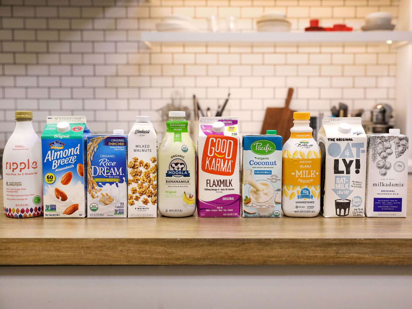 Which non-dairy milk has the least taste?