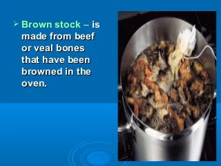 Which of the following stock is made from beef or veal bones *?