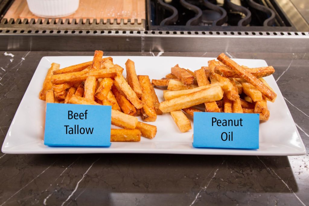 Which oil is best for frying chips?