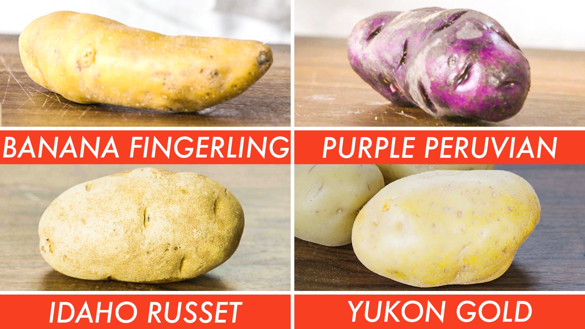 Which potatoes hold their shape?