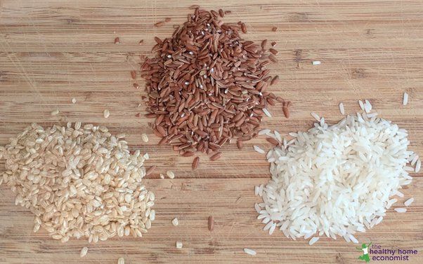 Which rice is healthier red or brown?
