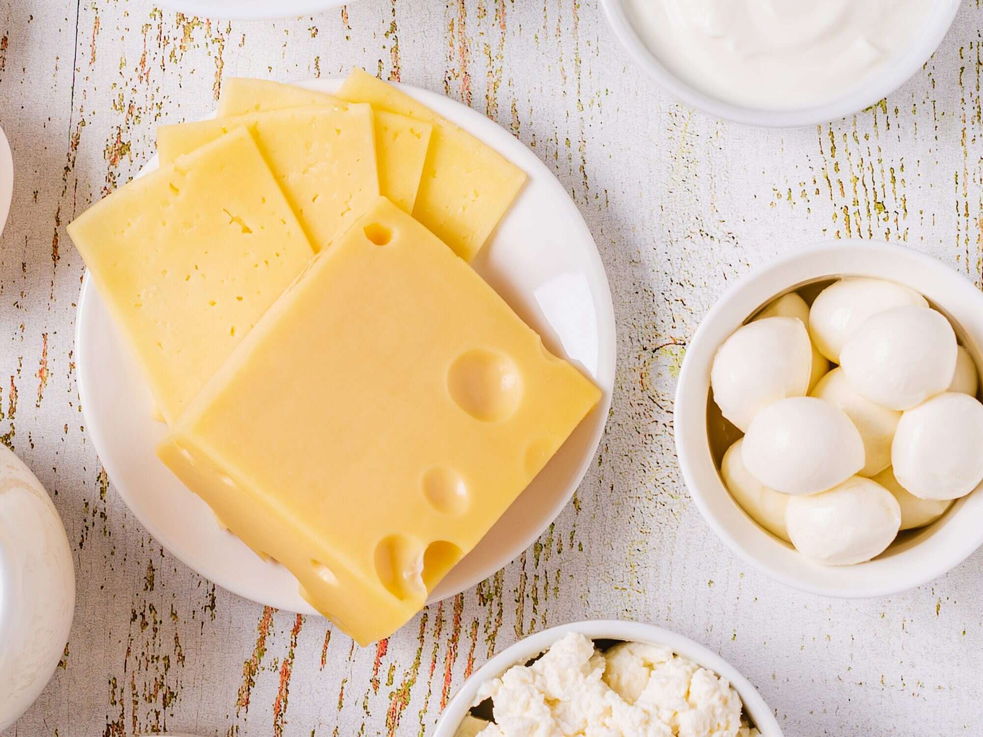 Which type of cheese is high in protein?